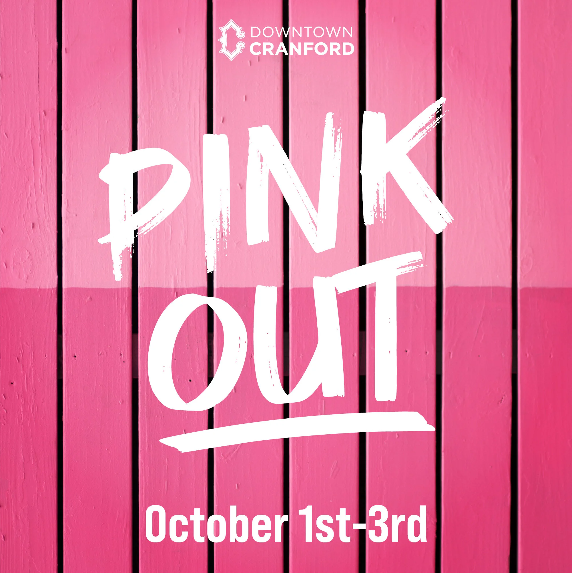 Join Us for the Downtown Cranford Pink Out! - Downtown Cranford