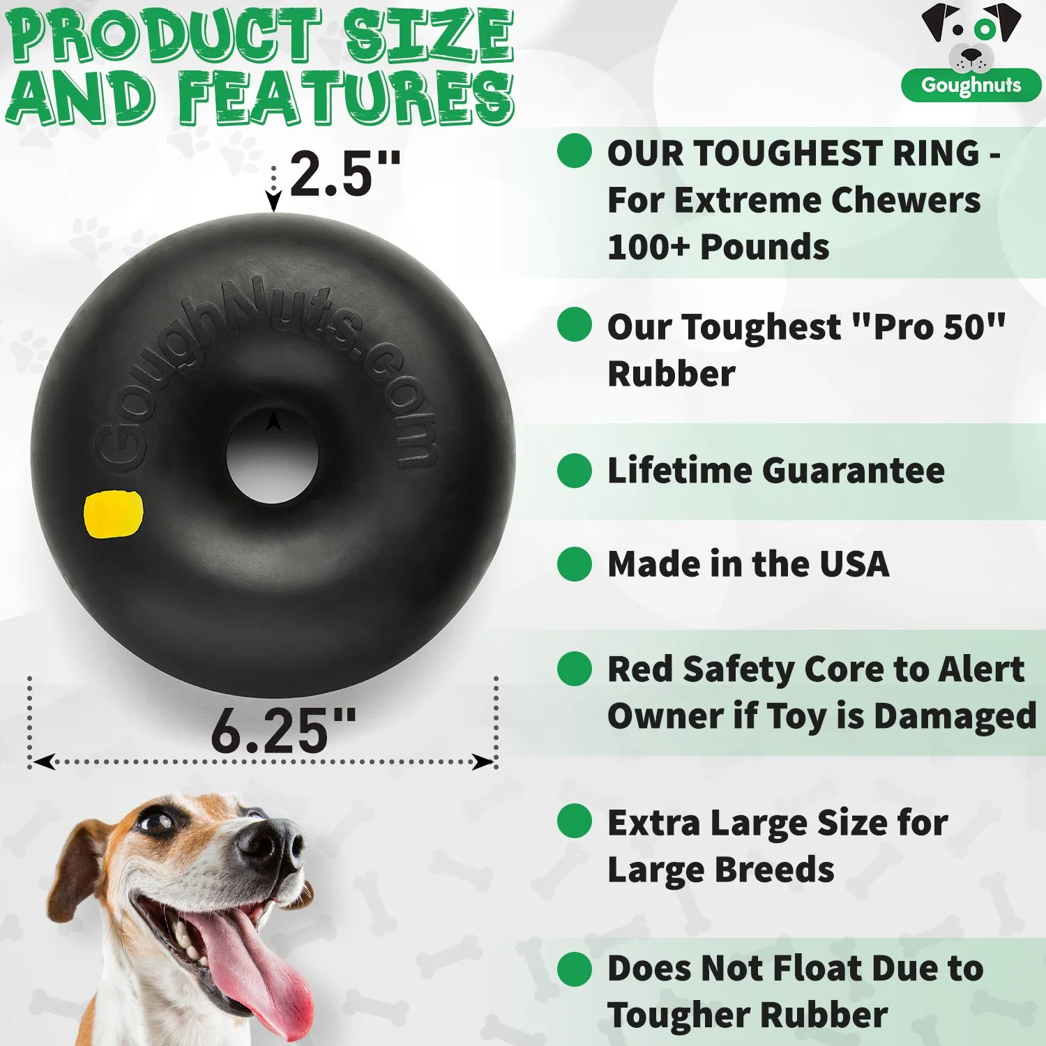 XL Ring (for Dogs 100+ Pounds) — Goughnuts