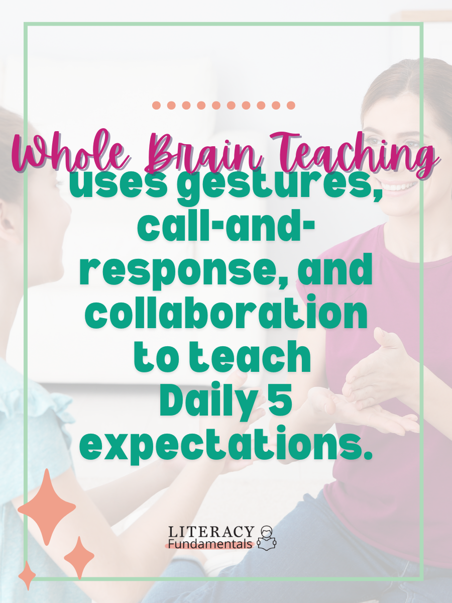 Strategies to Master Daily 5 Expectations with Whole Brain Teaching ...