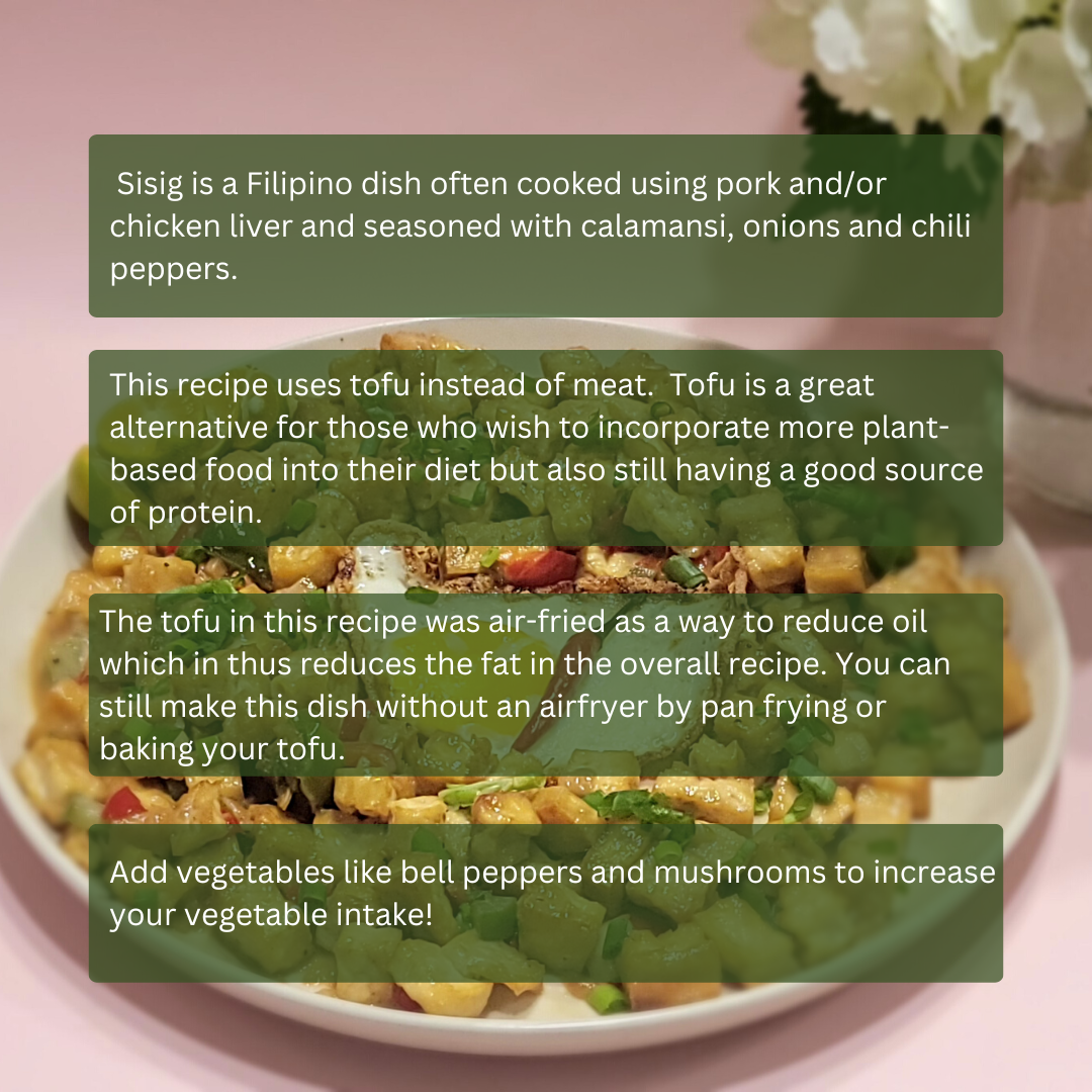 Kain Tayo: Tofu Sisig — PMAH