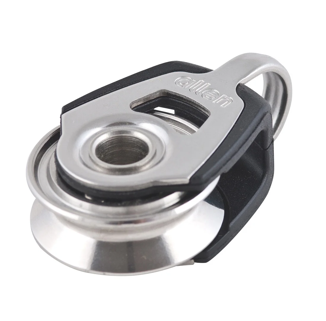 20mm High Load Block - Stainless Steel Sheave - Allen — Boatropes.com.au