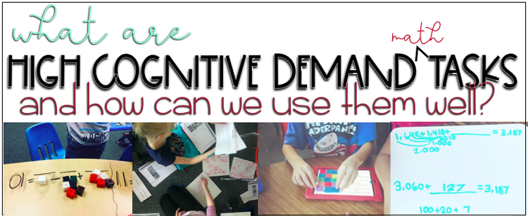 high cognitive demand math tasks — Aubree Teaches