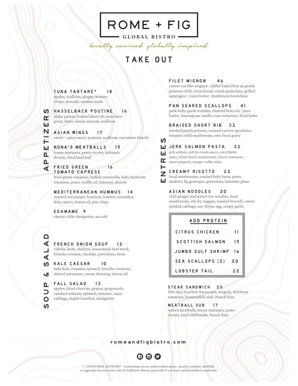 Takeout — Rome & Fig