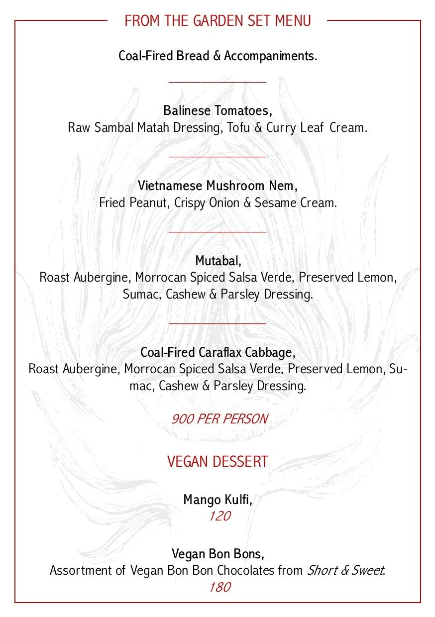 Beau Constantia menu — Chefs Warehouse