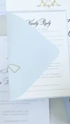 How to Keep Wedding Invitation Pieces Together with Ribbon, Paper Clips ...