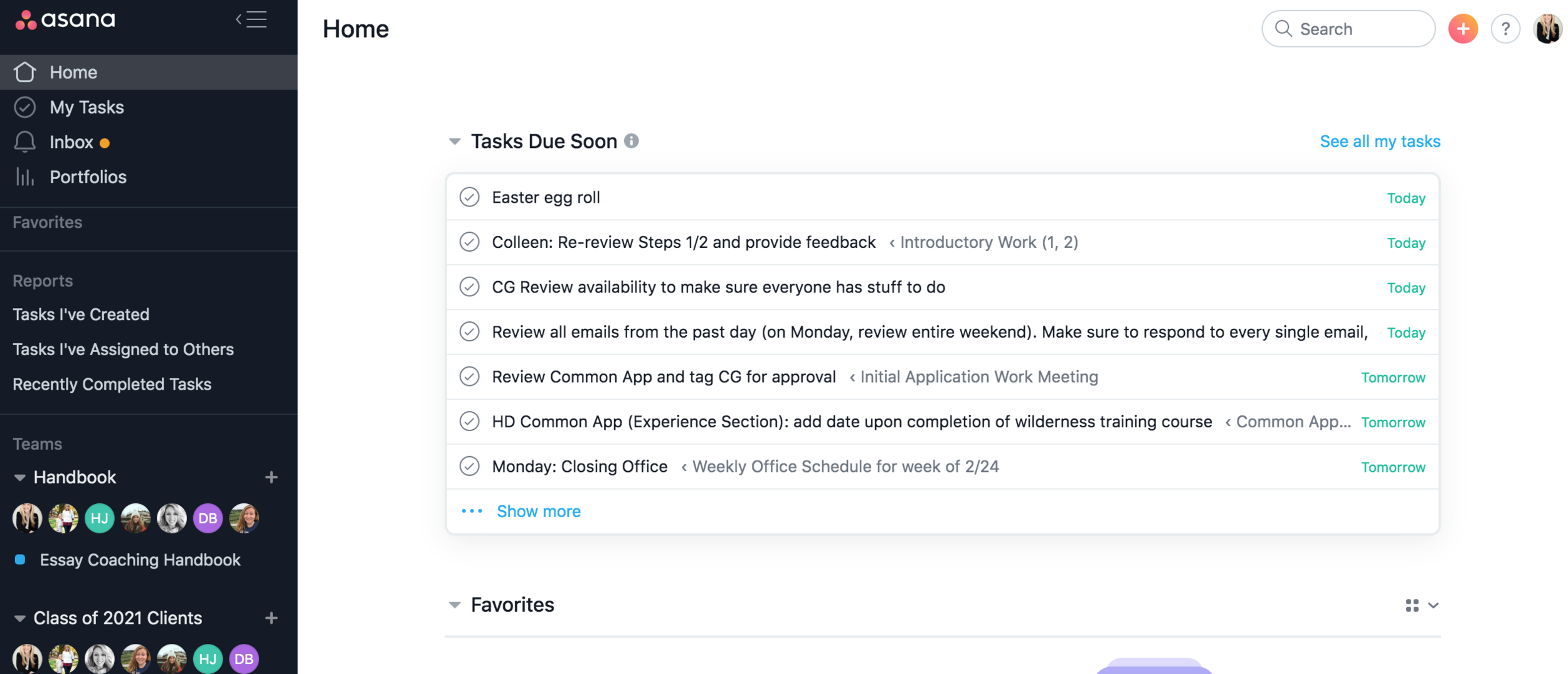 Using Asana Project Management Software Internally — Educational ...