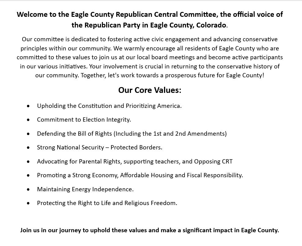 Eagle County Republican Party