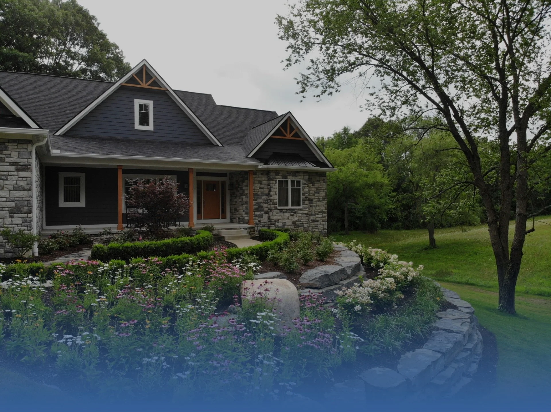 Milford Mi Front Yard Landscaping Patio Troy Clogg Landscape