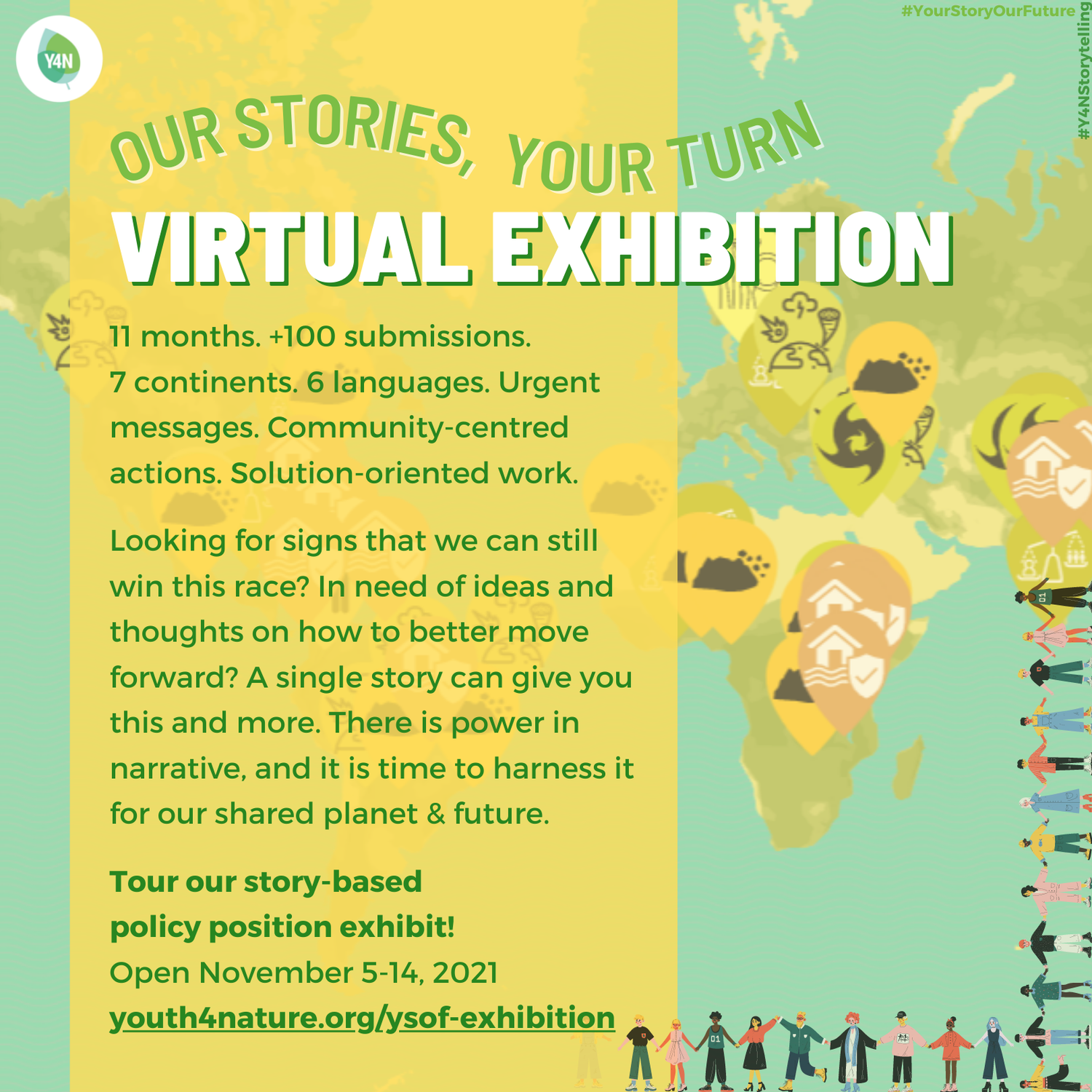 Our Stories Your Turn: Virtual Storytelling Exhibition — Youth4Nature