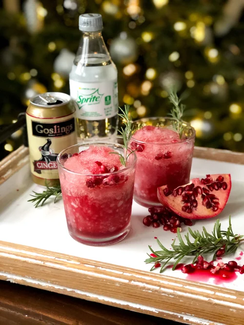 Best Holiday Cocktail Recipe - The Frozen Mule by — The Giddy Chick