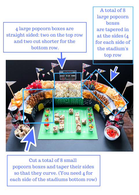 Make a Fun Football Snack Stadium! — The Giddy Chick