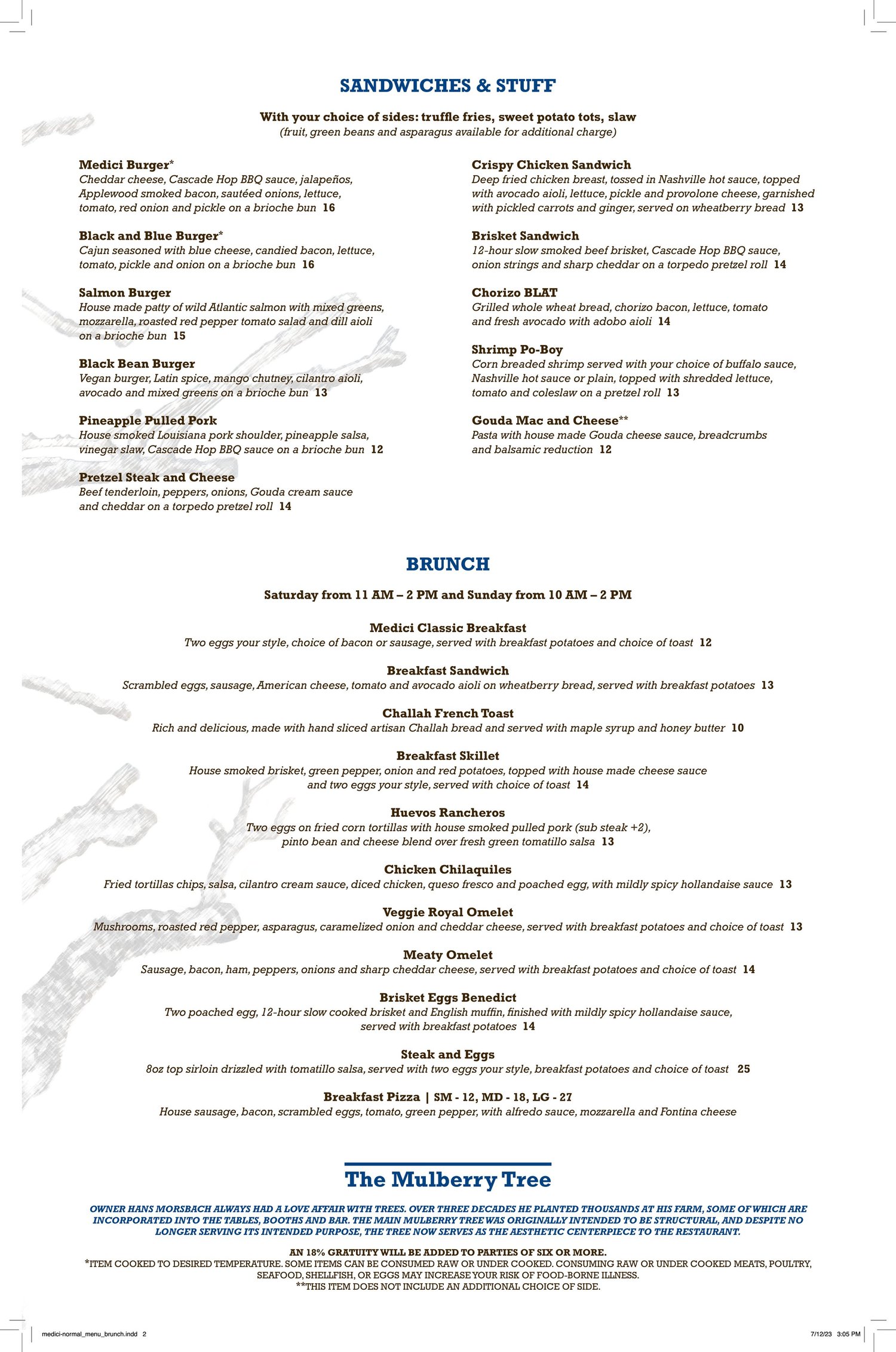 Brunch — Medici in Normal