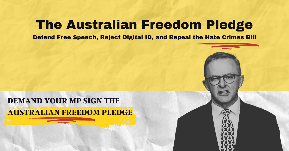 The Australian Freedom Pledge: It's time to Fight Back — Australian ...
