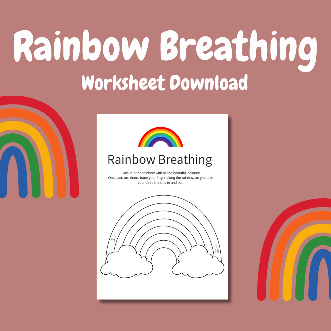 Rainbow Breathing Worksheet