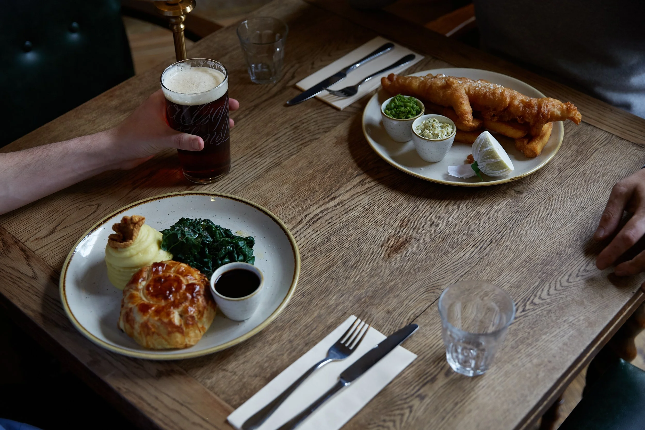 Traditional Pub Food & Drinks at The Larrik, Marylebone — The Larrik ...