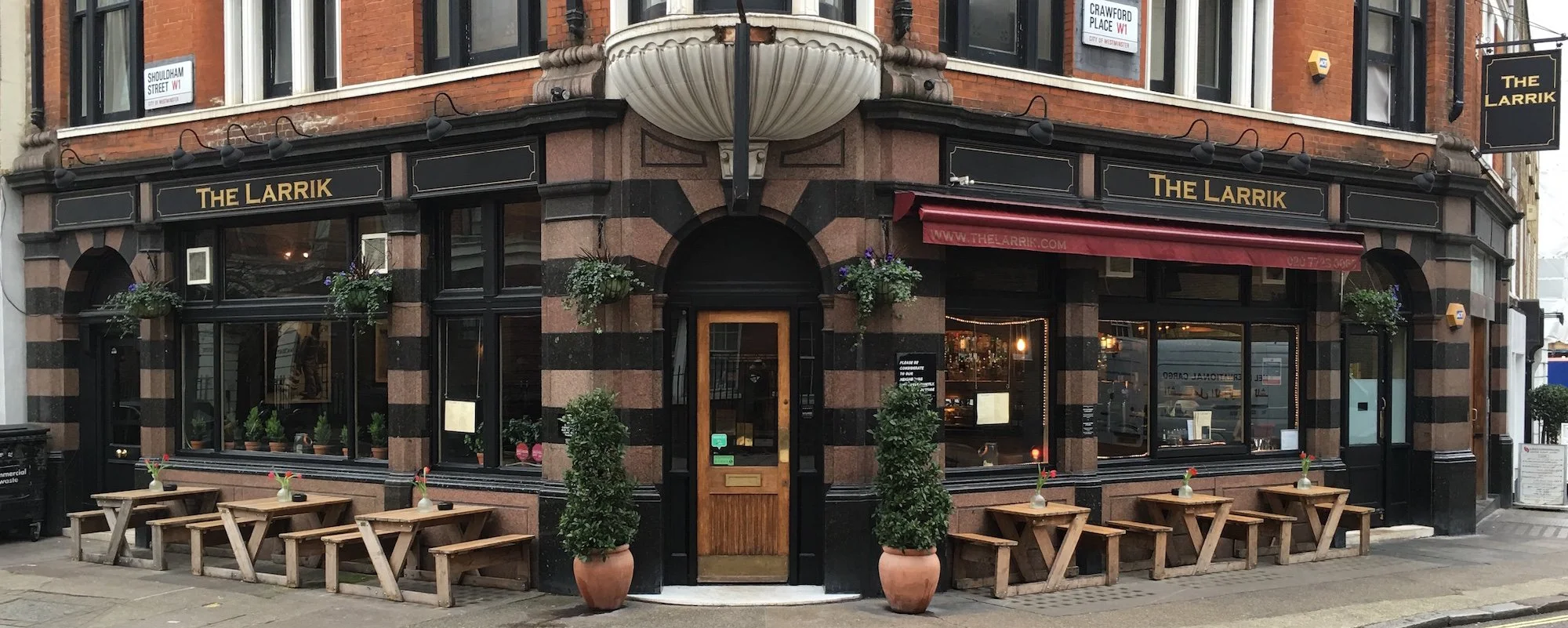 Private spaces for hire in Marylebone — The Larrik, Marylebone