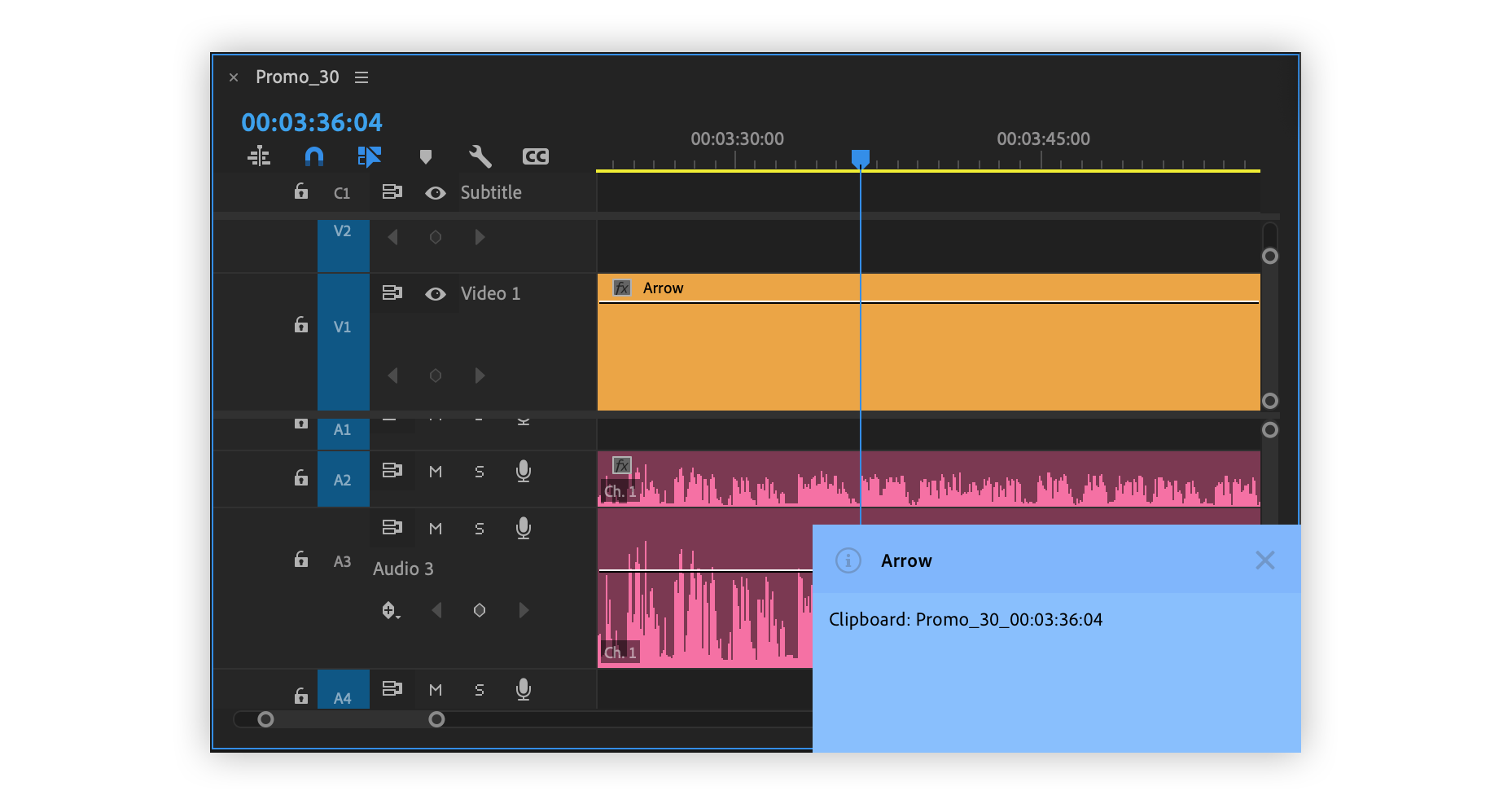 Arrow – Premiere Pro extension