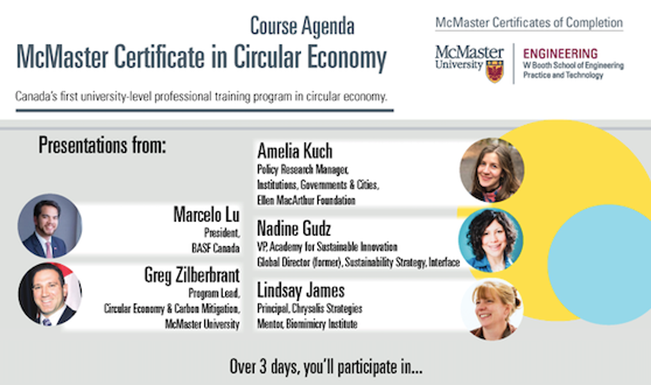 NGen and McMaster partner for Certificate in Circular Economy for ...