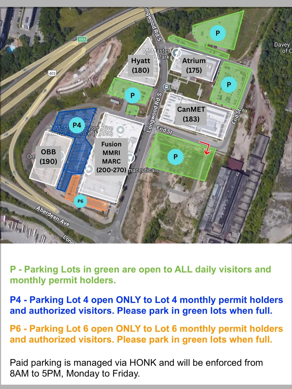 Parking@MIP — McMaster Innovation Park