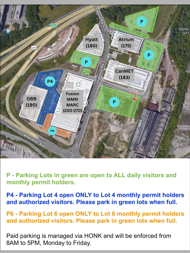 Parking@MIP — McMaster Innovation Park