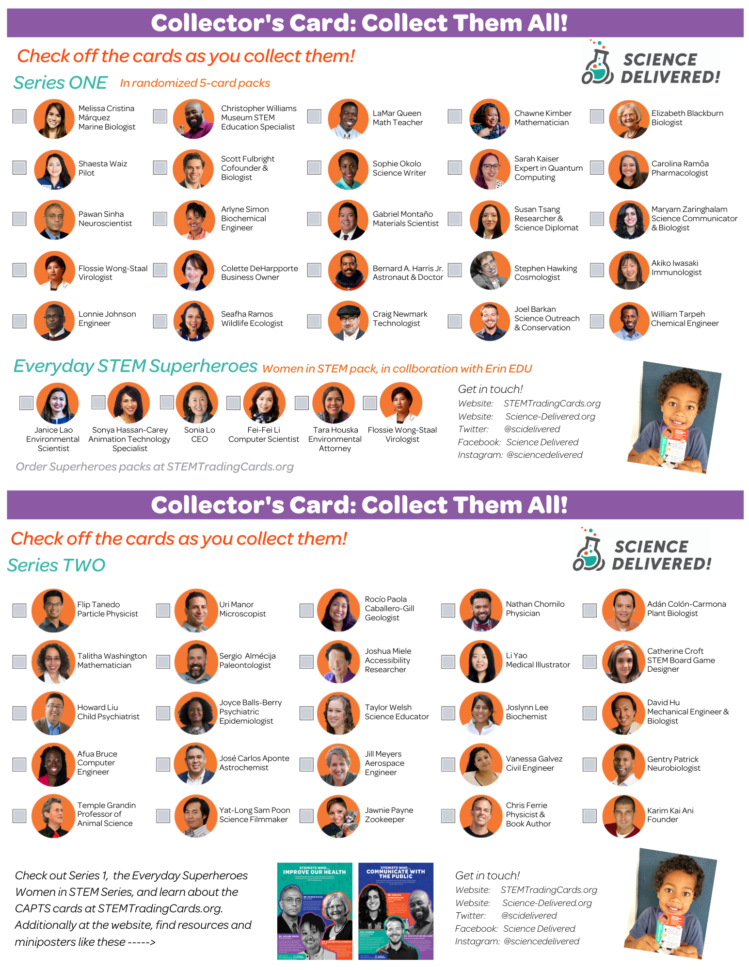 Collector's Cards — Science Delivered