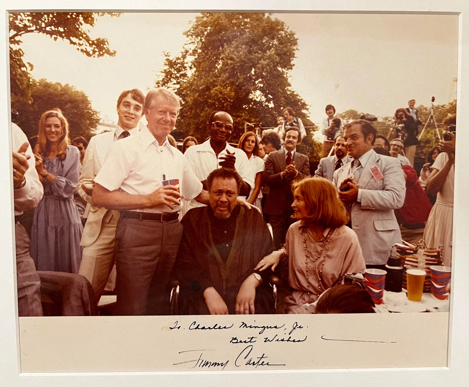 Farewell President Jimmy Carter, friend to musicians! — CHARLES MINGUS