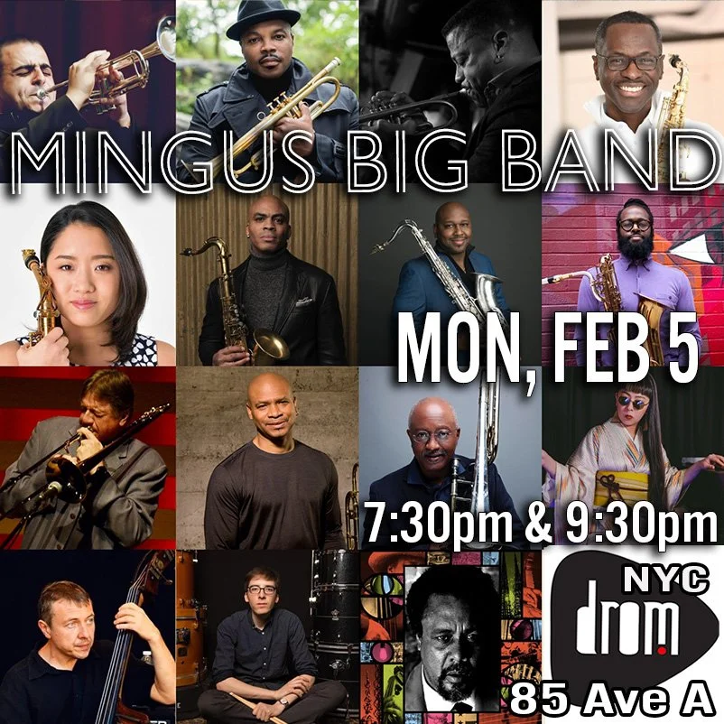 Mingus Upcoming Events — CHARLES MINGUS