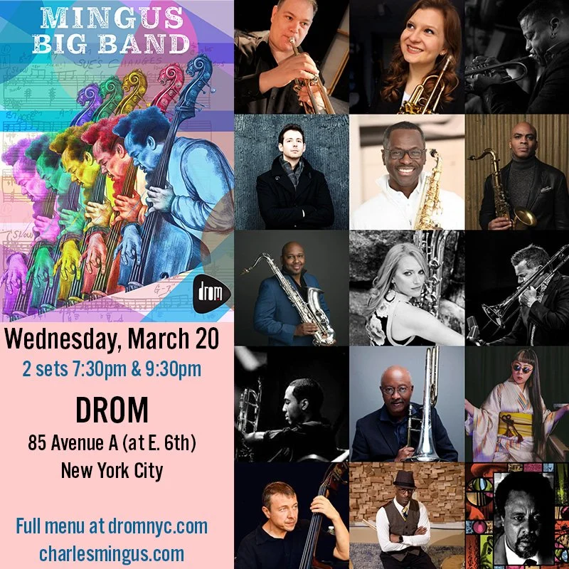 Mingus Upcoming Events — CHARLES MINGUS