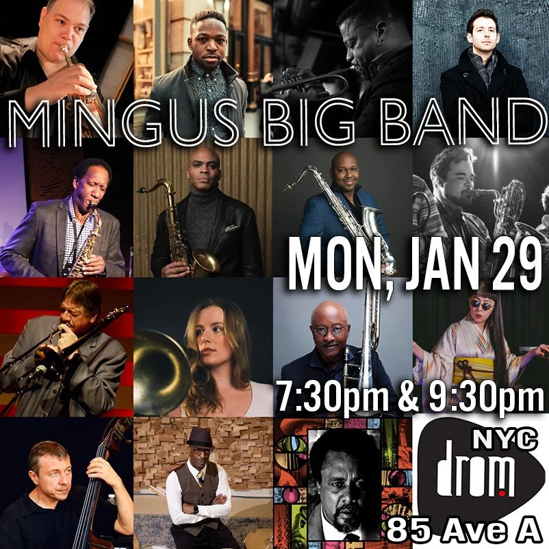 Mingus Upcoming Events — CHARLES MINGUS