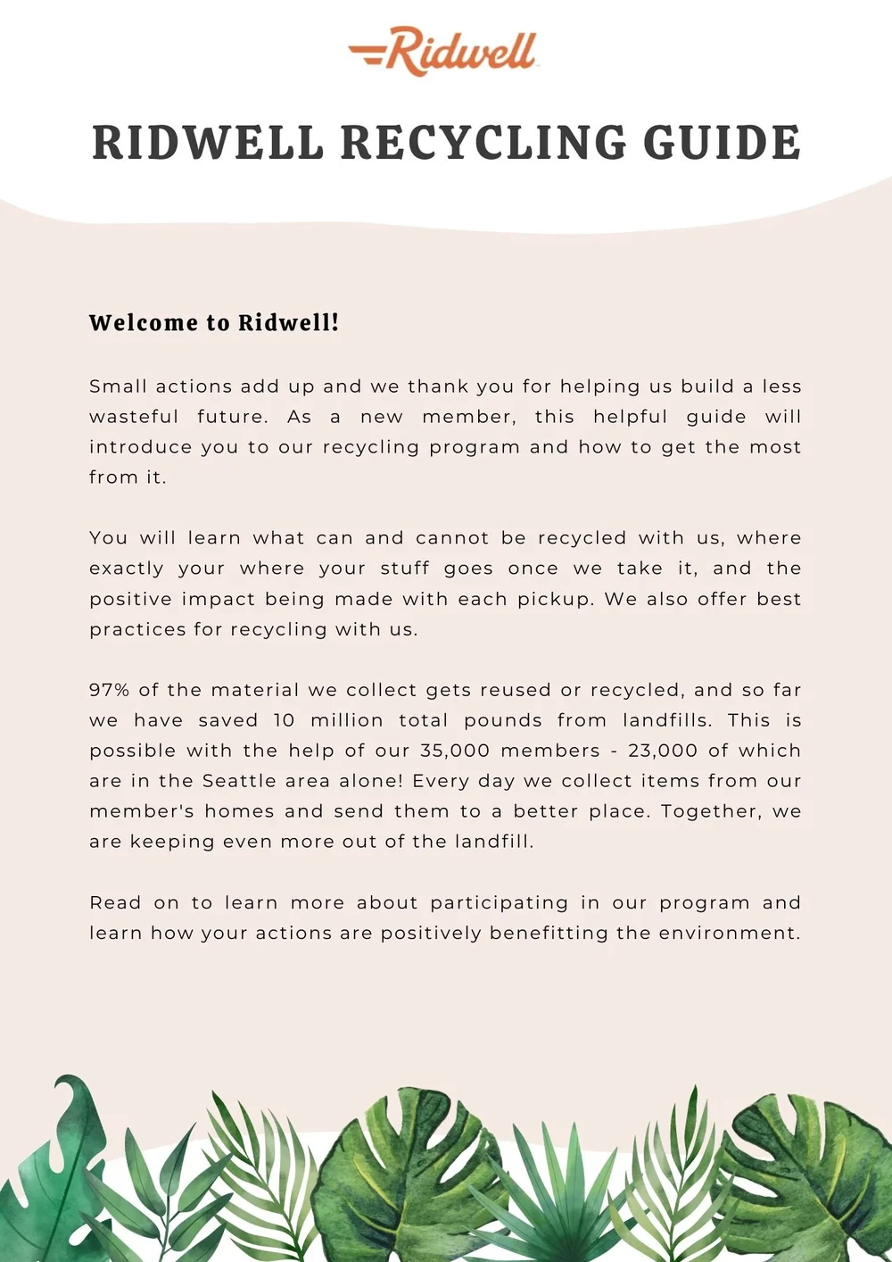 Portfolio - Ridwell — Moore Misadventures