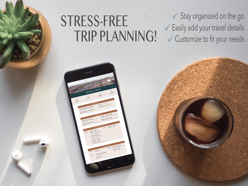 Travel Itinerary Overview Template — Moore Misadventures