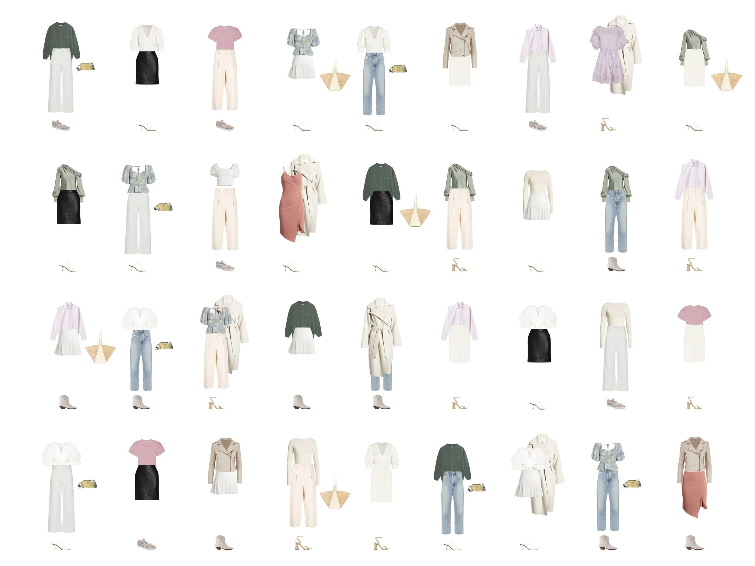 Elegant & Fun Spring Capsule Wardrobe Example for Soft Summer Color ...