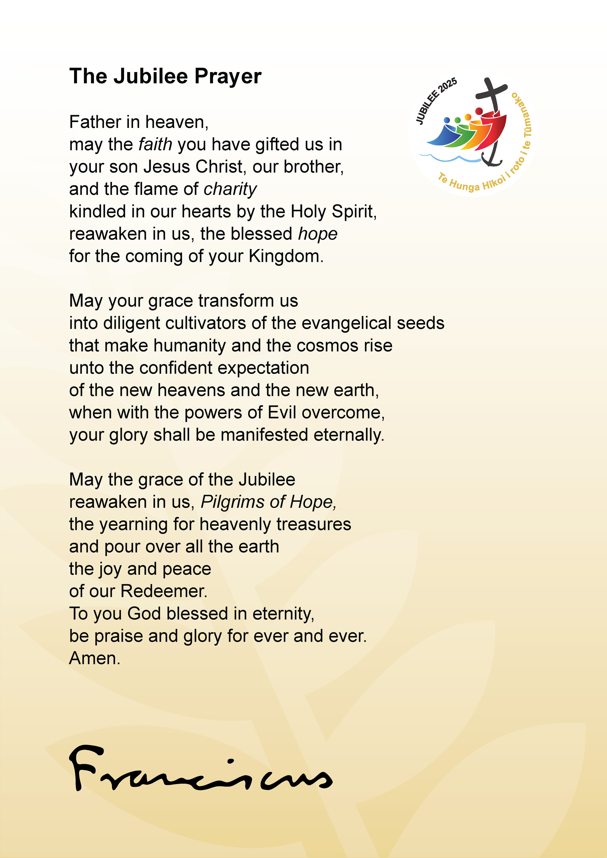 Jubilee 2025 — Catholic Diocese of Hamilton