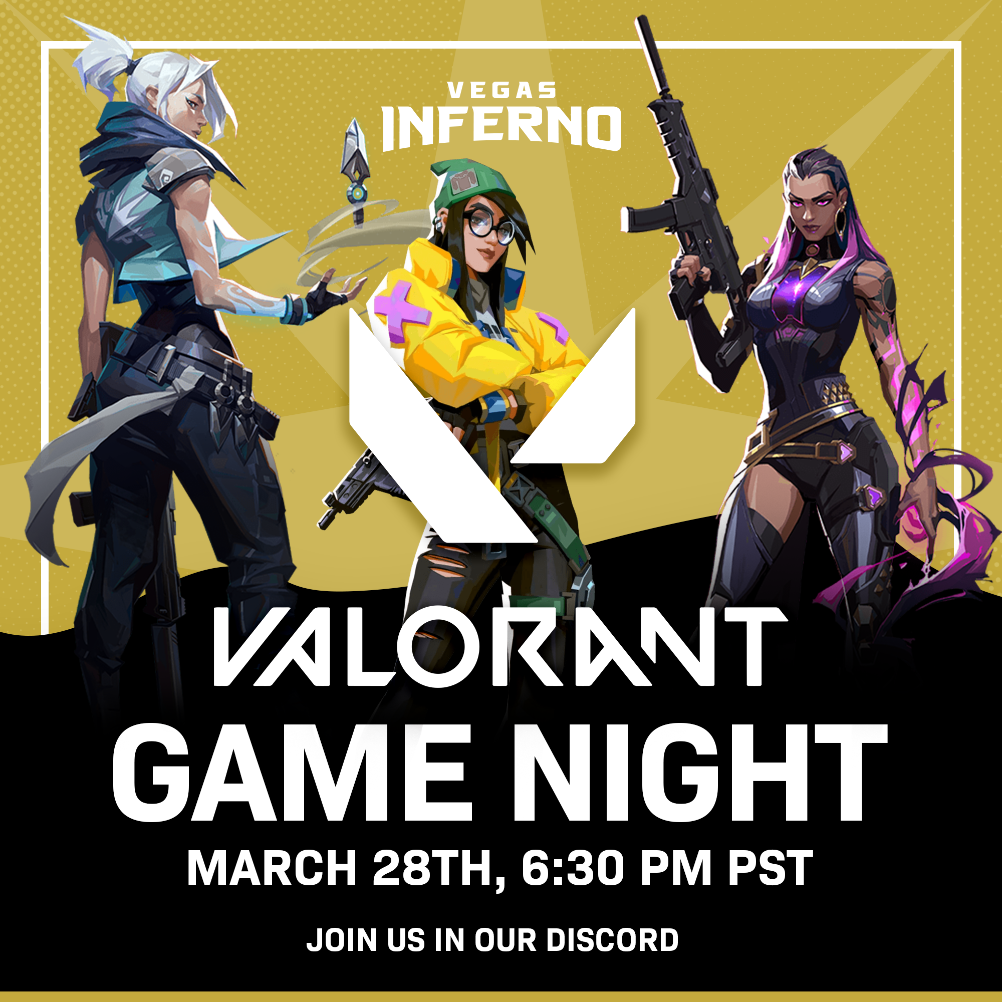 Community Game Night Featuring Valorant — Vegas Inferno
