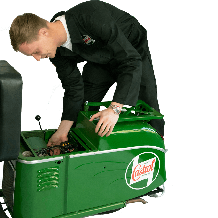 Castrol Classic Oils Shop — Castrol Classic Black Mechanics Overalls