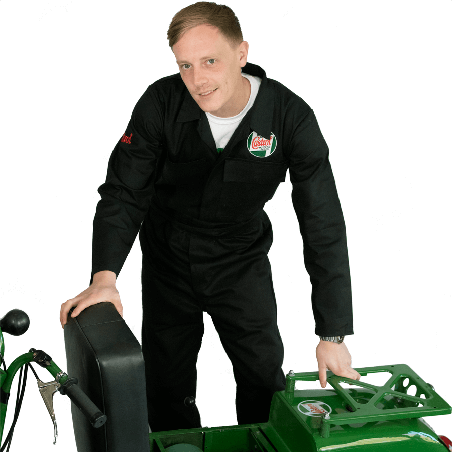 Castrol Classic Oils Shop — Castrol Classic Mechanics Overalls Green