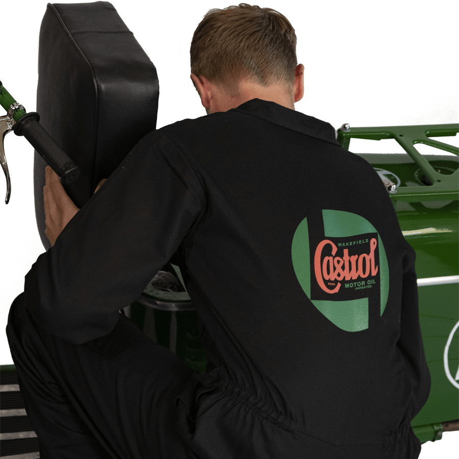 Castrol Classic Oils Shop — Castrol Classic Mechanics Overalls Green