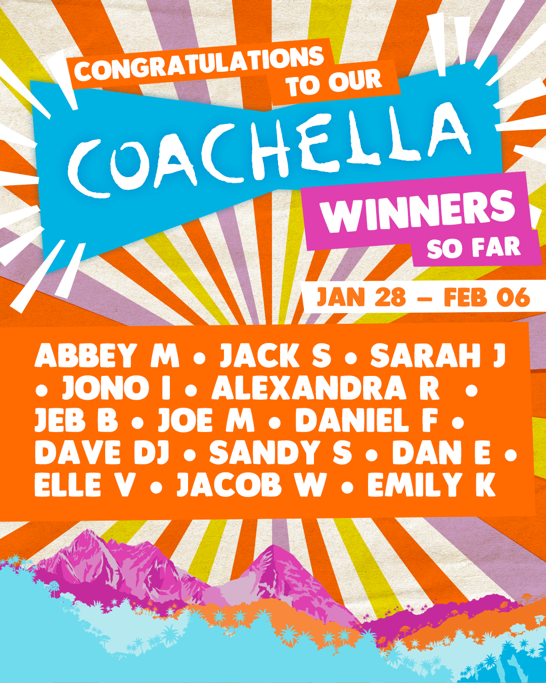 Coachella | National Campaign — Miren Maloney