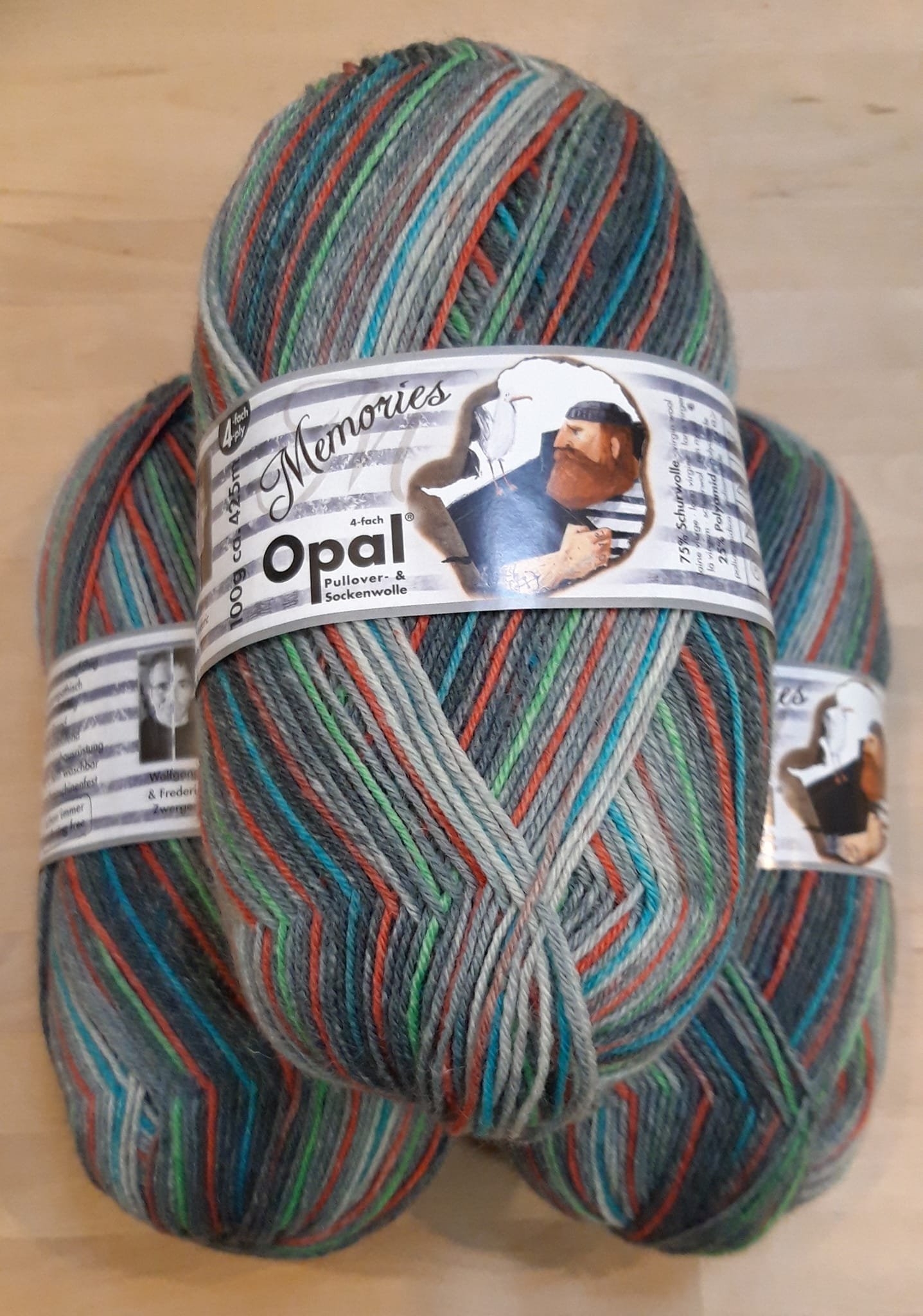Regia and Opal Wool and Nylon 4 (3) ply sock yarn 100g balls — Fankle Yarns