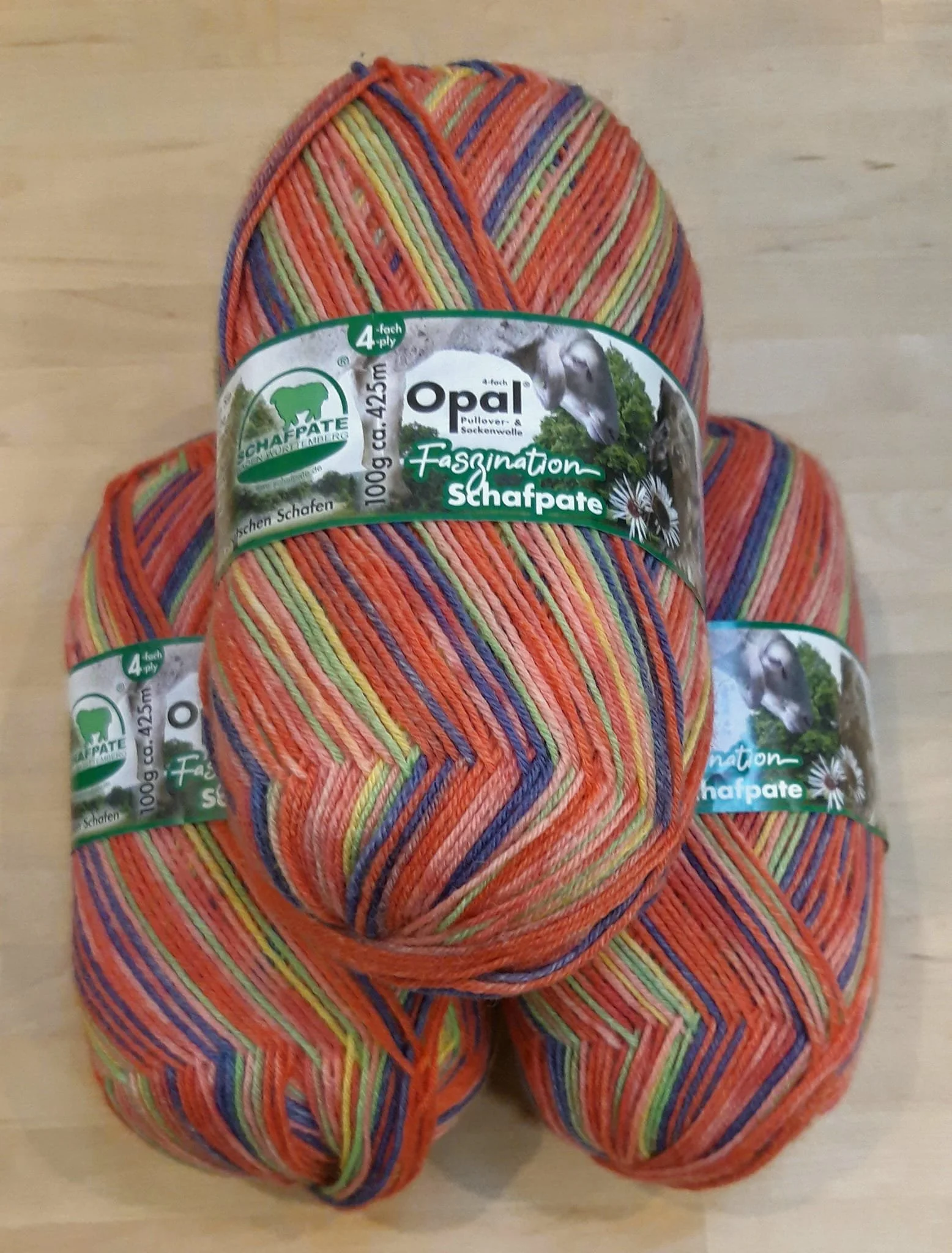 Regia and Opal Wool and Nylon 4 (3) ply sock yarn 100g balls — Fankle Yarns