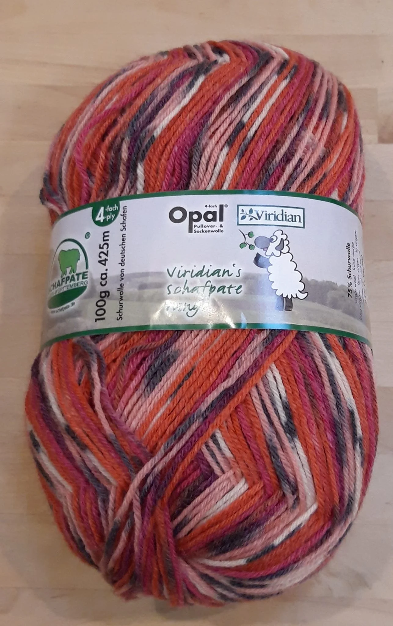 Regia and Opal Wool and Nylon 4 (3) ply sock yarn 100g balls — Fankle Yarns