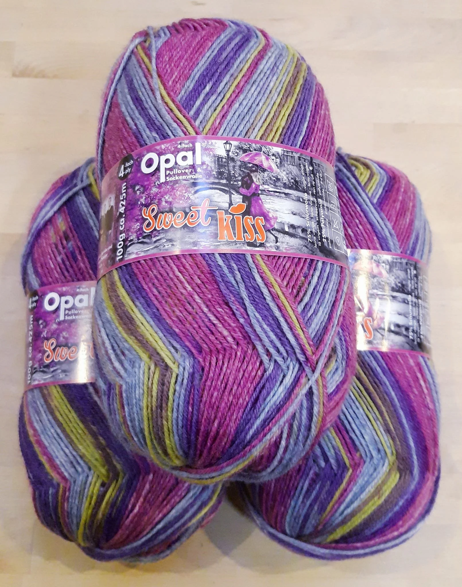 Regia and Opal Wool and Nylon 4 (3) ply sock yarn 100g balls — Fankle Yarns