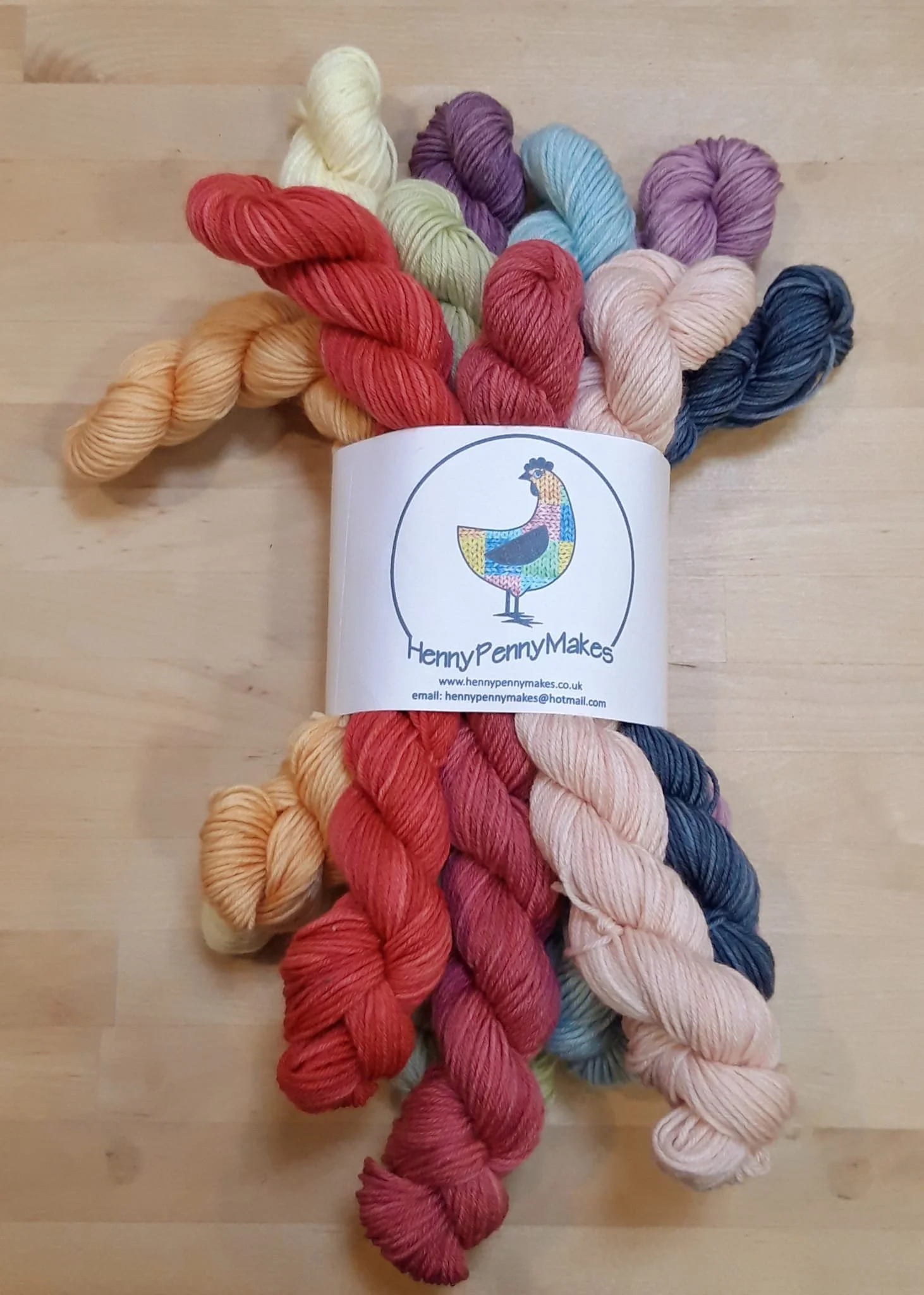 Henny Penny Makes fingering weight Rainbow Bundles at Fankle Yarns ...