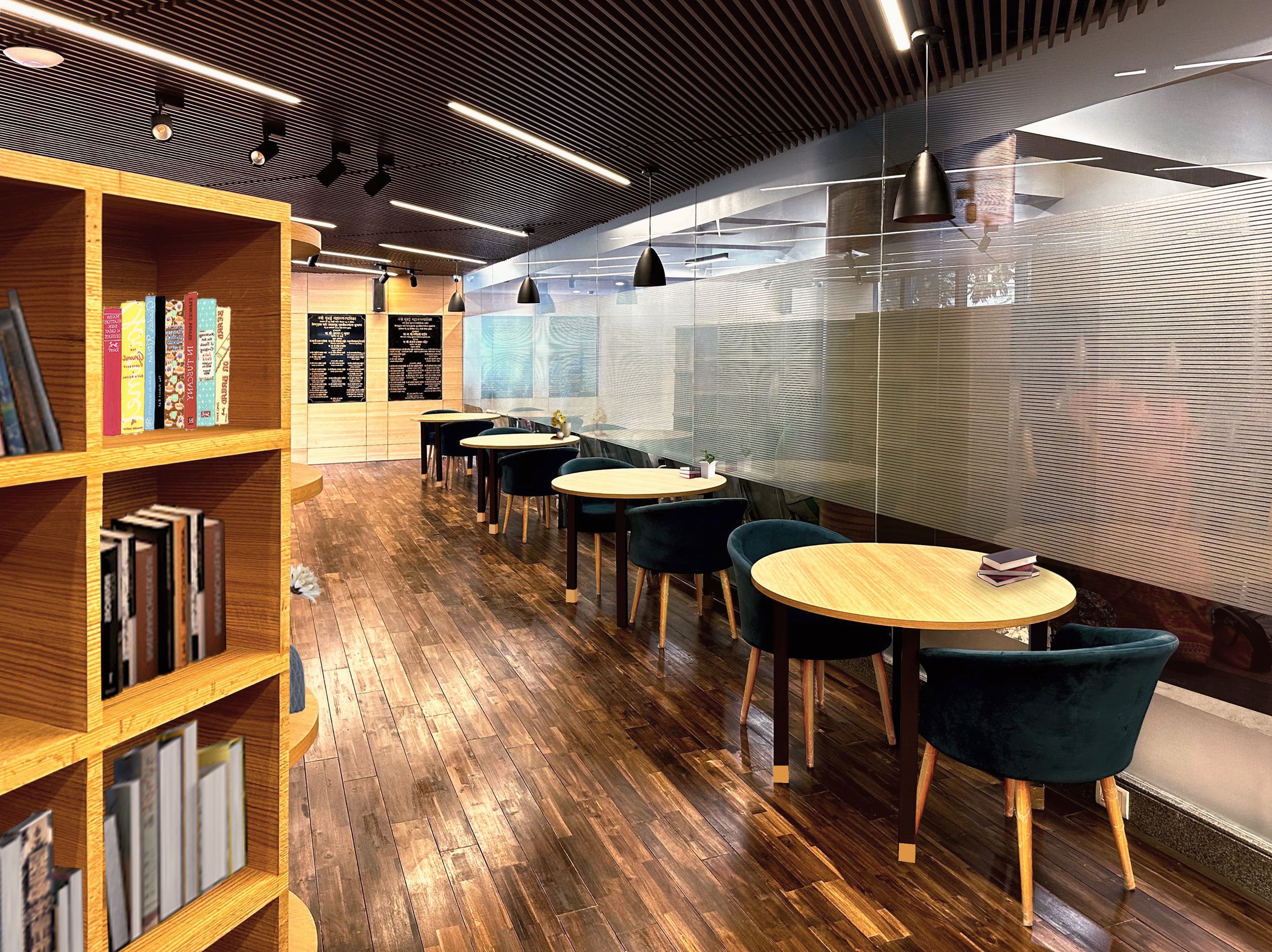 Library at Vishnudas Bhave Auditorium - Vashi, Navi Mumbai MI — THE FIRM