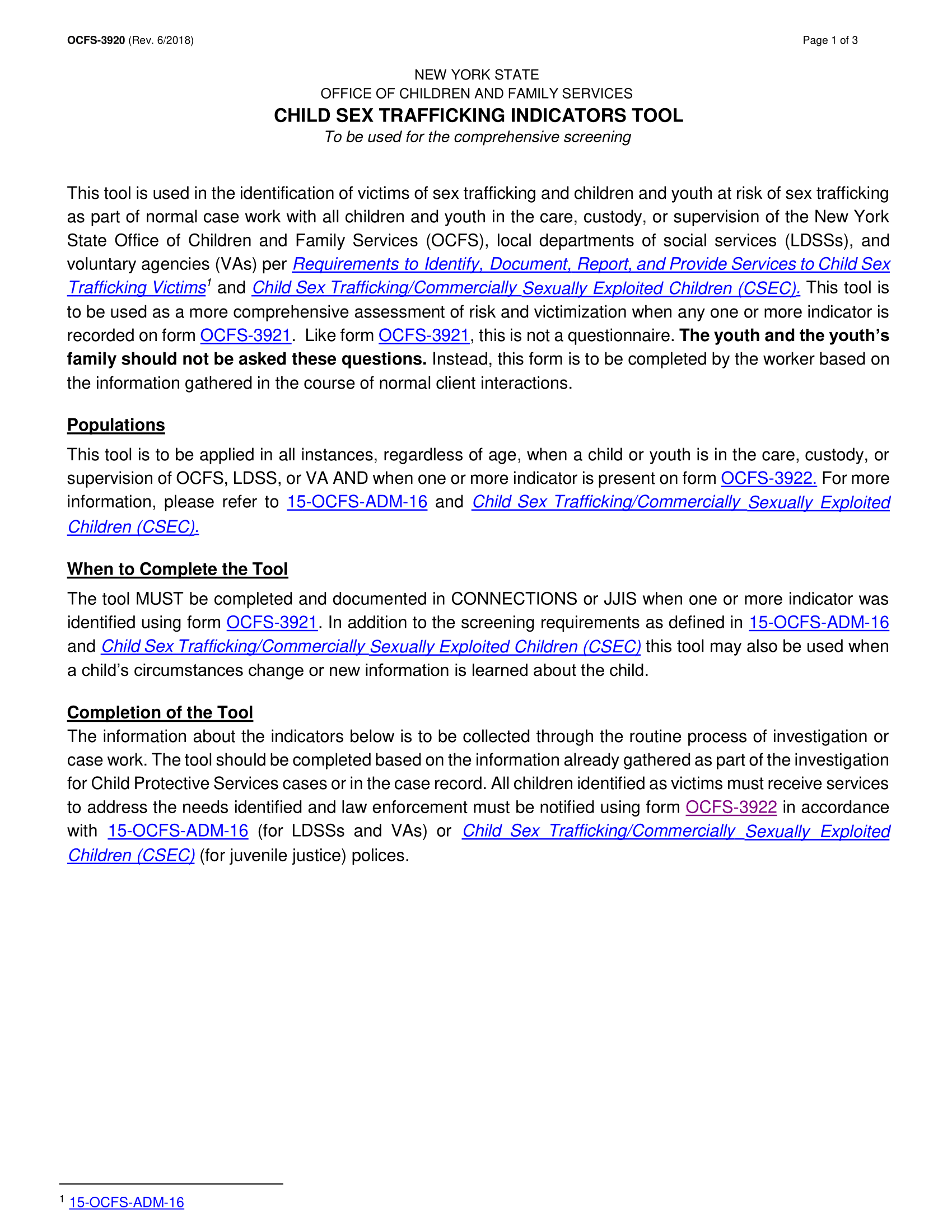 Trafficking - Screening Tools — Child Advocacy Center of the Finger Lakes