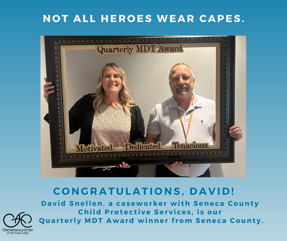 MDT Award — Child Advocacy Center of the Finger Lakes