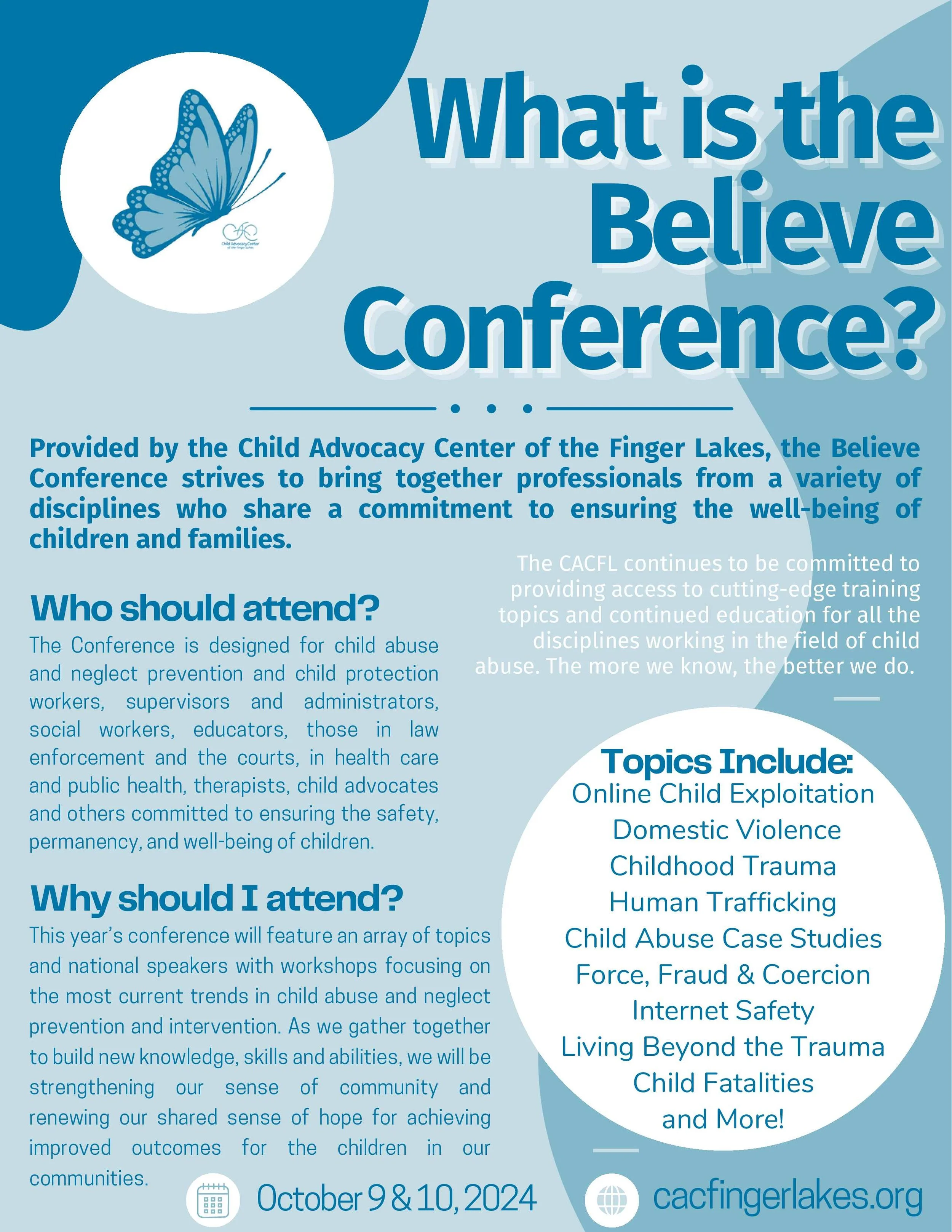 BELIEVE Conference — Child Advocacy Center of the Finger Lakes
