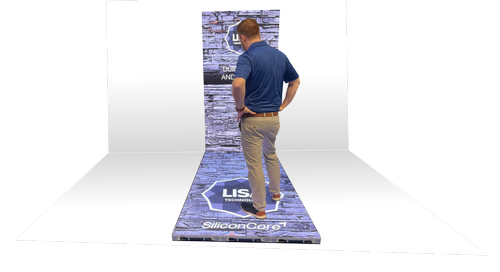 HIGH RESOLUTION 1.2MM LED MODULAR FLOOR DISPLAY — SiliconCore