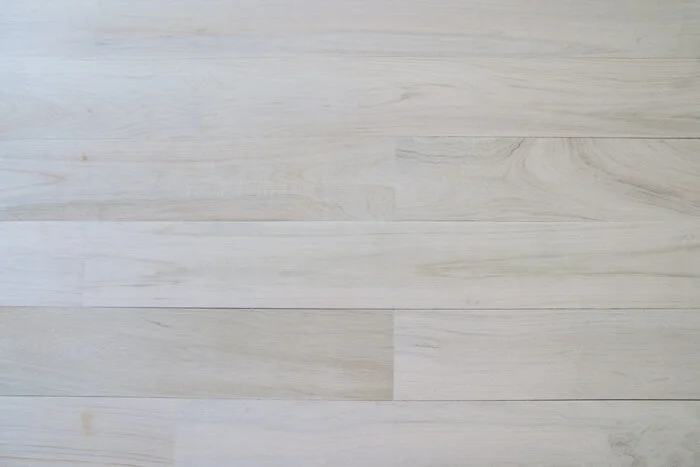 Custom White-washed Reclaimed Teak Wood Wall in Hawaii — ANTHOLOGY WOODS