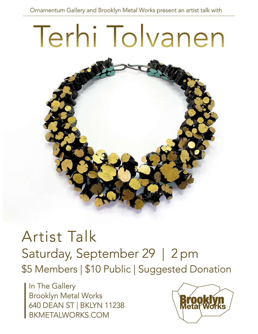 Terhi Tolvanen | Artist Talk — Brooklyn Metal Works